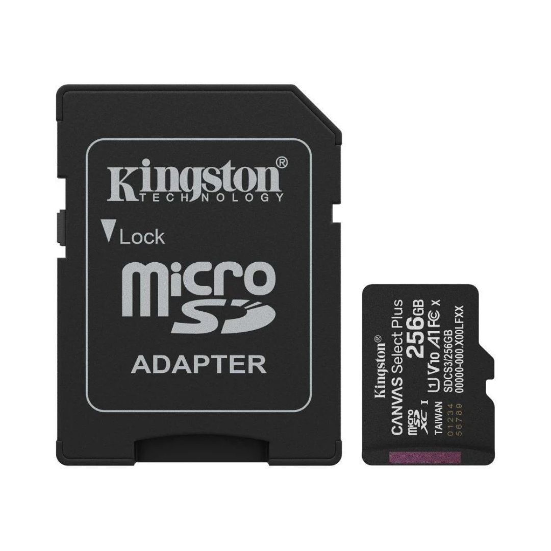 Cartão de memória microSD Kingston CANVAS Select Plus de 256 GB ...
