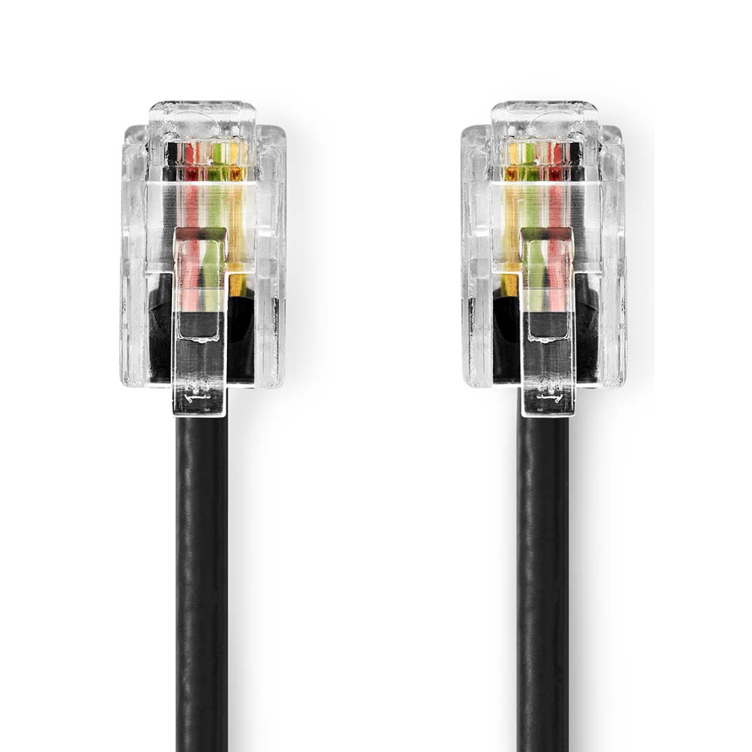 Cable de Telecomunicaciones | RJ10 Macho RJ10 Ma – TiendaCables